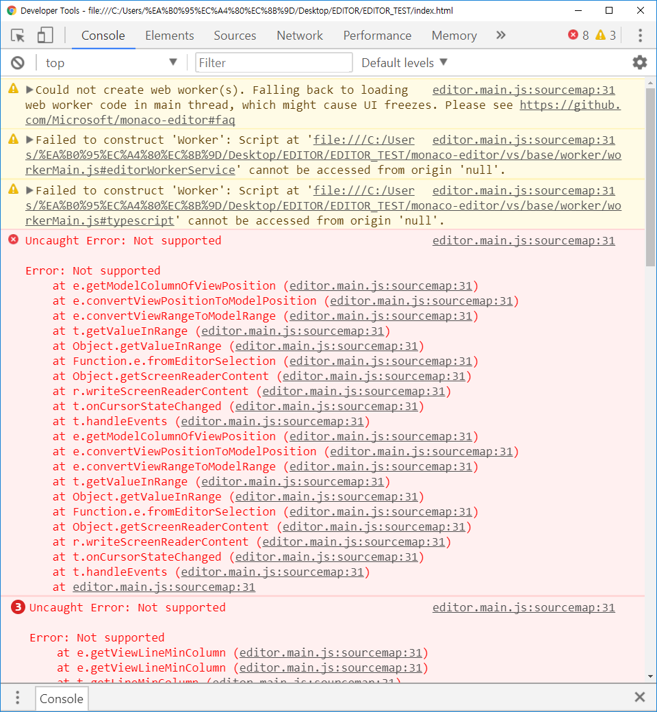 HI everyone!! I have a Q. How to hide some area of code?? · Issue #664 · microsoft/monaco-editor ...
