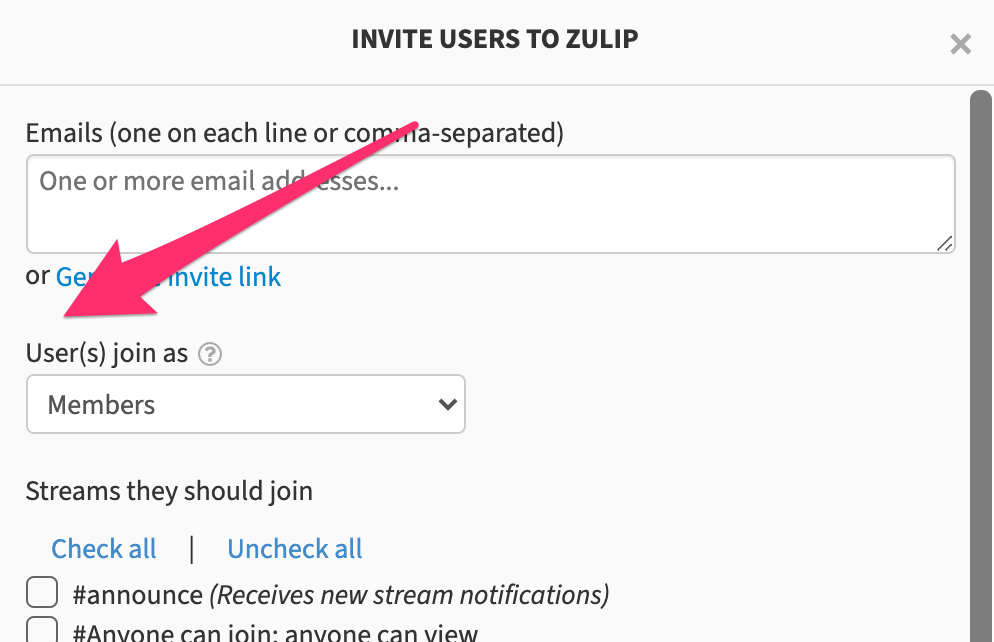 Create a UI for setting expiration time for invitations · Issue #19680 · zulip/zulip · GitHub