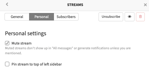 Stream settings background color changes in narrow mode (light theme) · Issue #22991 · zulip ...