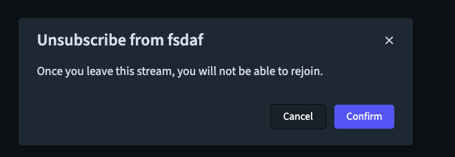 Use stream symbol in unsubscribe confirmation modal · Issue #23953 · zulip/zulip · GitHub