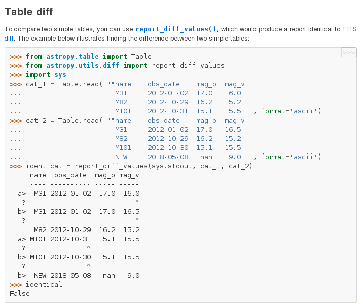 Move generic diff functions to utils by pllim · Pull Request #7444 · astropy/astropy · GitHub