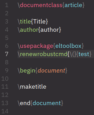 Redefining math command messes up syntax highlighting · Issue #1221 · James-Yu/LaTeX-Workshop ...