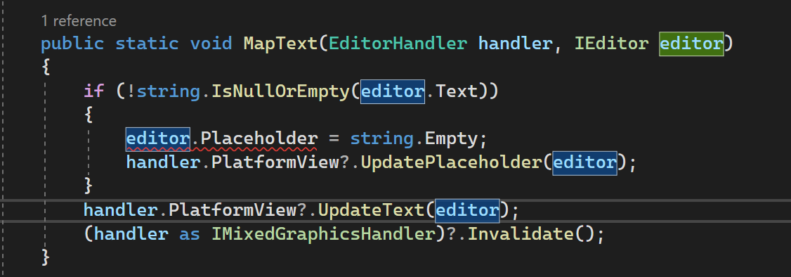 Does it make sense for the Placeholder property of IPlaceholder to be ...