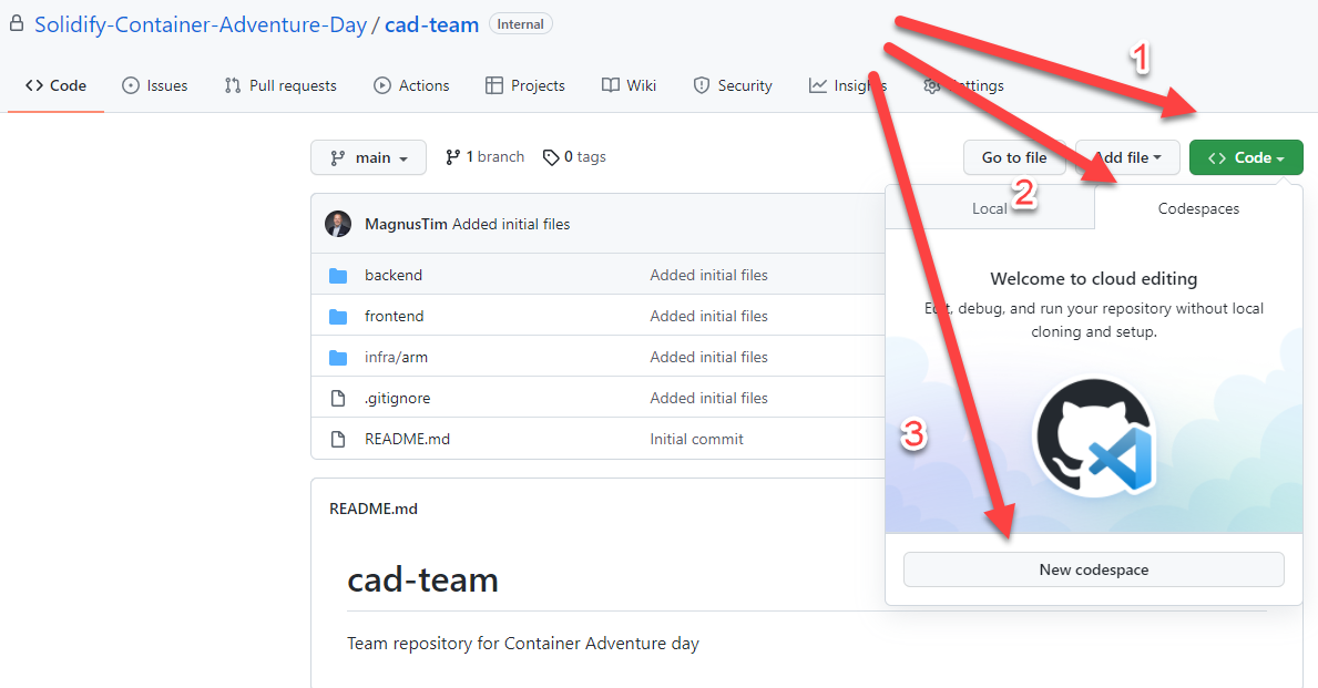 GitHub - Solidify-Container-Adventure-Day/cad-team: Team repository for ...