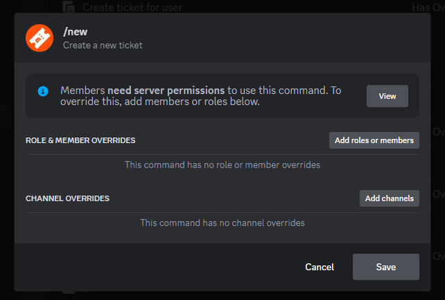 [BUG] Commands require `Administrator` permissions by default · Issue #435 · discord-tickets/bot ...