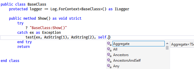 Intellisense shows wrong methods of class · Issue #695 · X-Sharp/XSharpPublic · GitHub