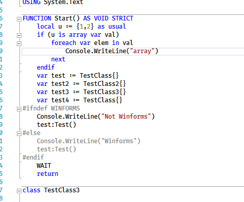 Wrong #ifdef branch is shown as active · Issue #909 · X-Sharp/XSharpPublic · GitHub