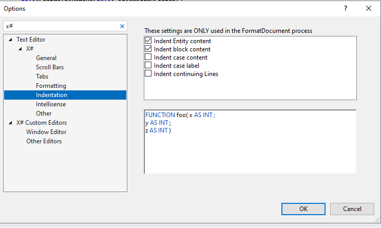 Issues in code folding and formatting · Issue #975 · X-Sharp/XSharpPublic · GitHub