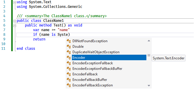 Problems in code completion · Issue #1044 · X-Sharp/XSharpPublic · GitHub