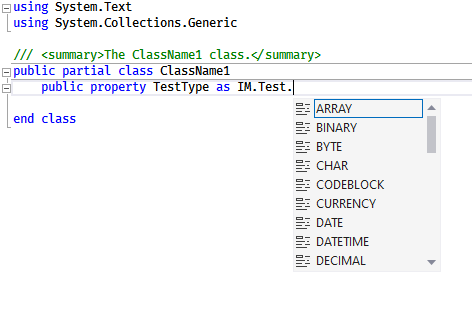Intellisense for enums · Issue #1064 · X-Sharp/XSharpPublic · GitHub