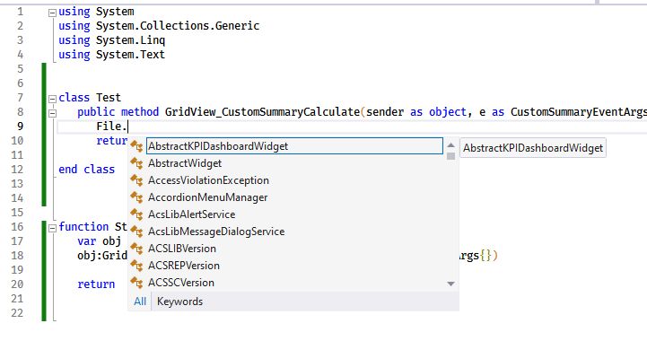 Intellisense problem typing unknown File class · Issue #1255 · X-Sharp/XSharpPublic · GitHub