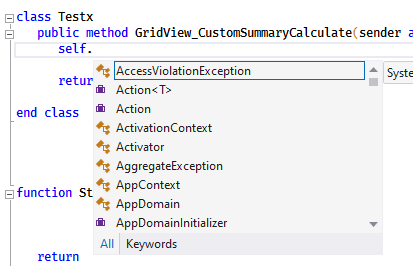 Invalid entries with Intellisense after self. · Issue #1270 · X-Sharp/XSharpPublic · GitHub