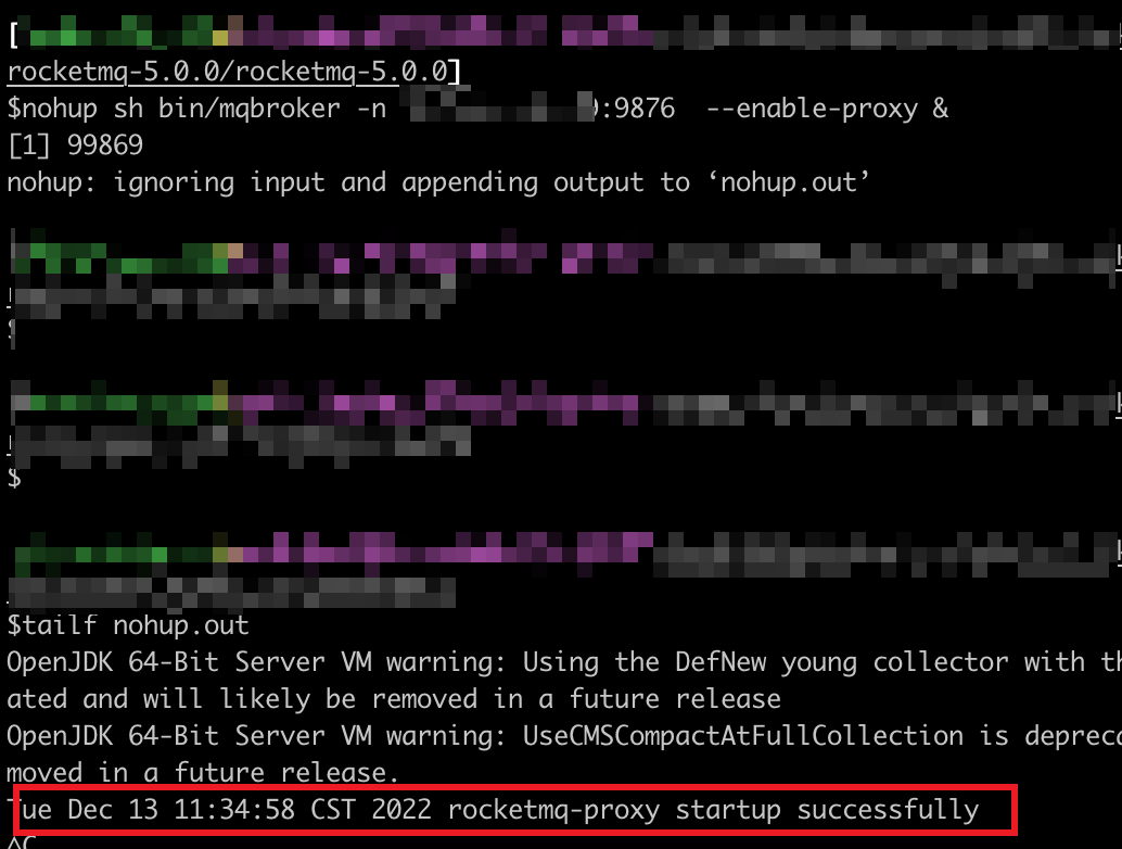 proxy service didn't started · Issue #5653 · apache/rocketmq · GitHub