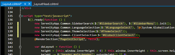 Select Menu in layout header · Issue #3305 · serenity-is/Serenity · GitHub