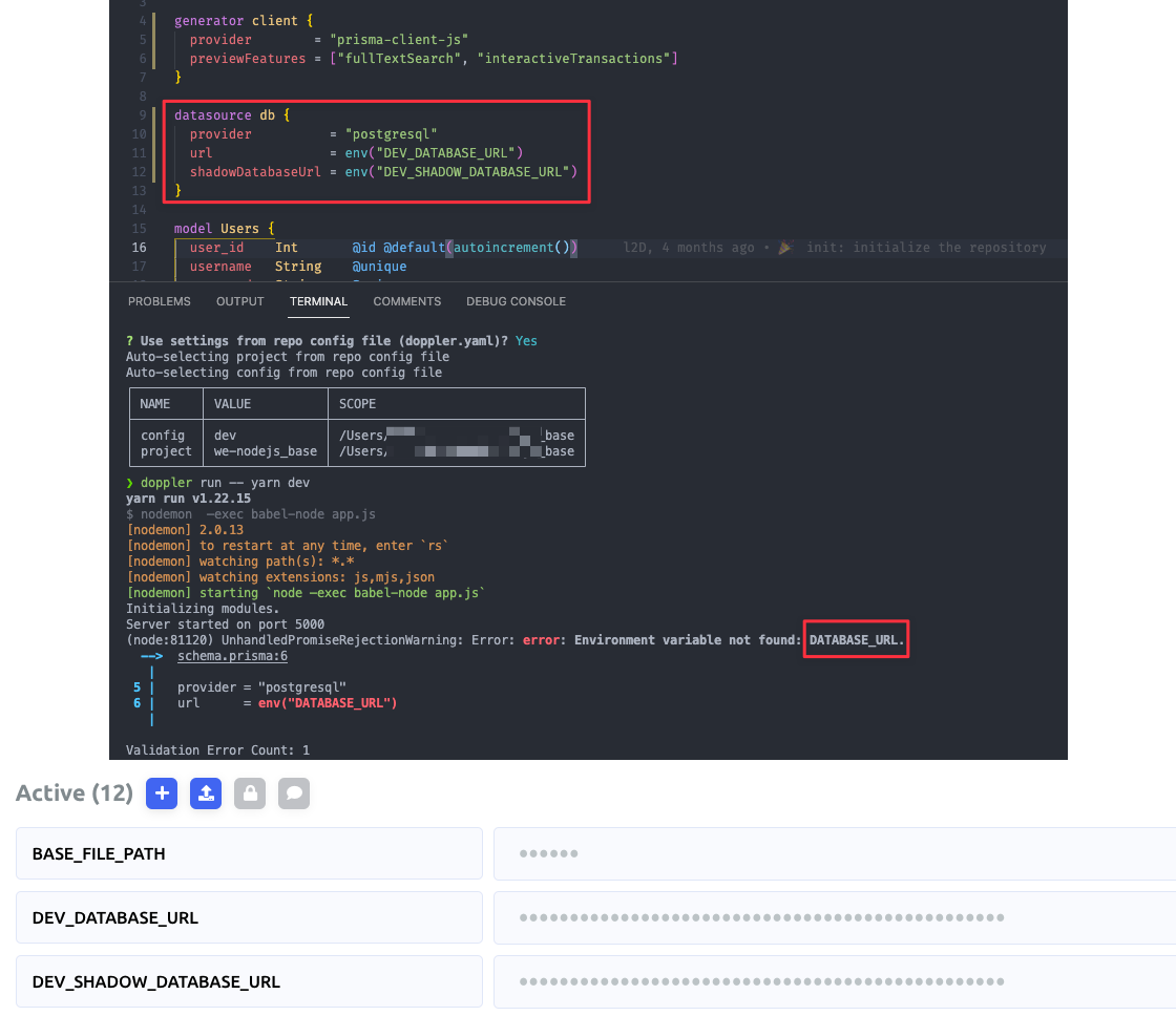 How to use `doppler` in Prisma schema · prisma prisma · Discussion #9913 · GitHub