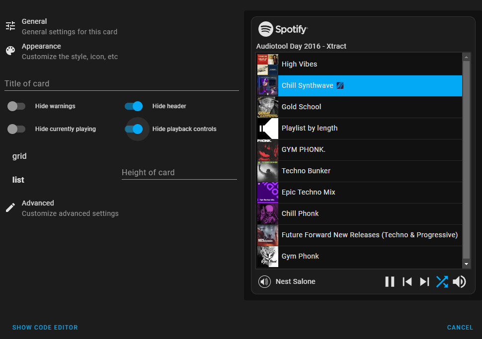can t edit card · Issue #199 · custom-cards/spotify-card · GitHub