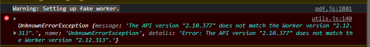 The API version "2.10.377" does not match the worker version "2.12.313" · Issue #922 · wojtekmaj ...