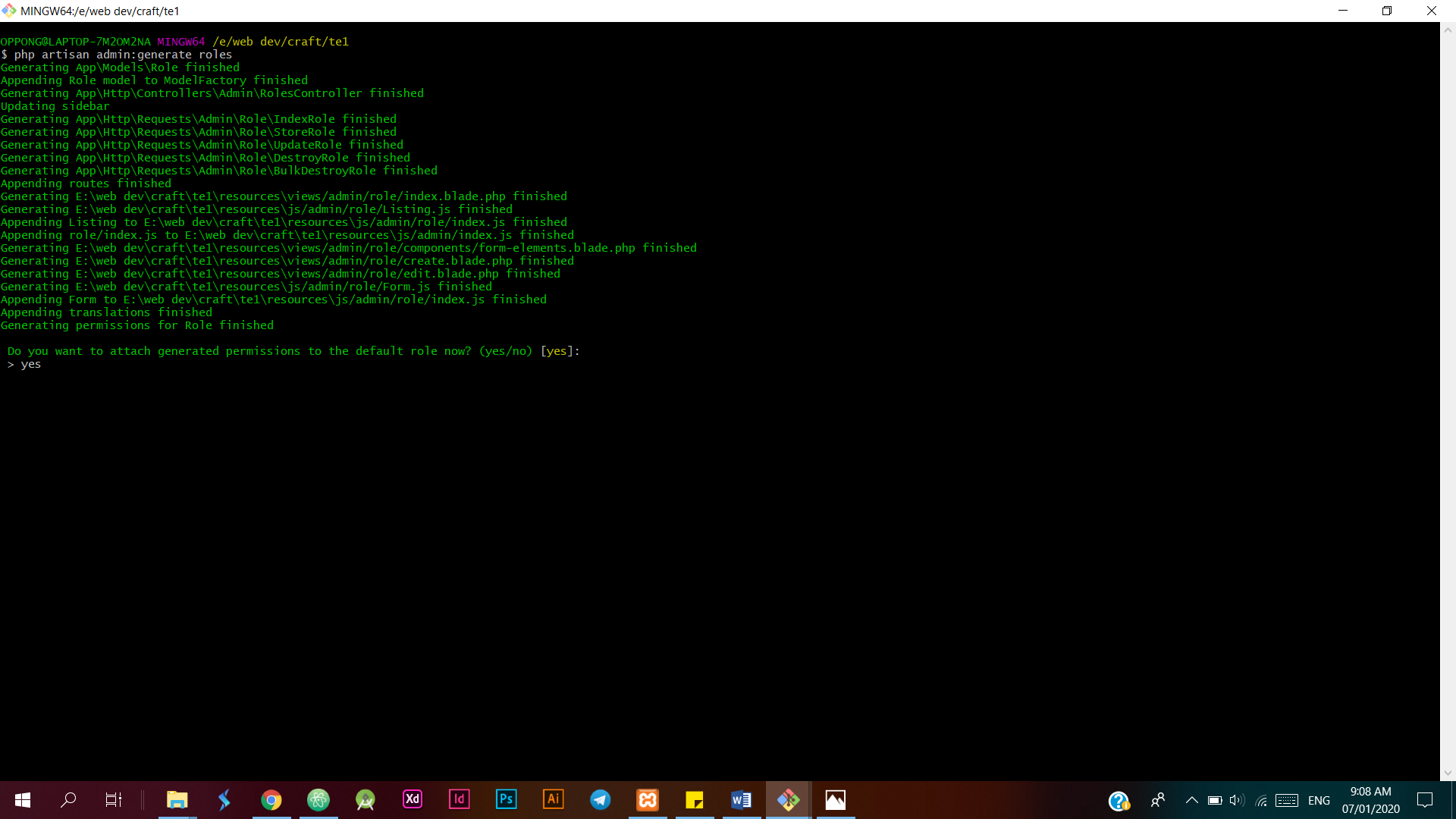 Creating a new user, other than admin · Issue #177 · BRACKETS-by-TRIAD/craftable · GitHub