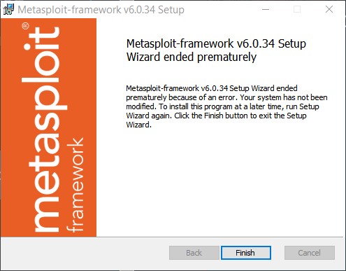 your app can't install in windows · Issue #14885 · rapid7/metasploit-framework · GitHub