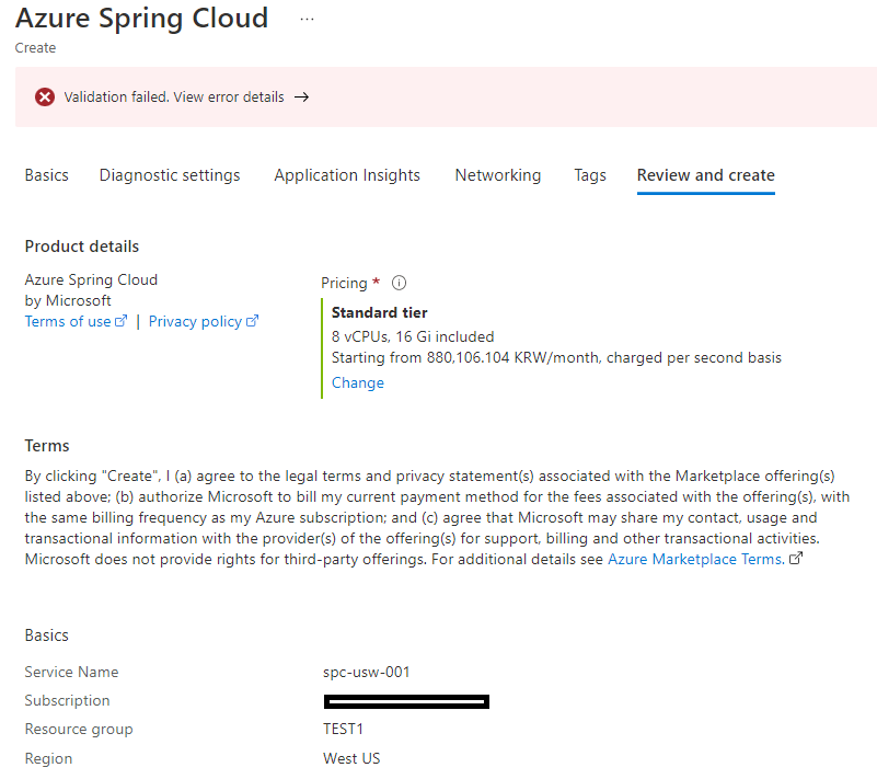Portal doesn't inform the error details - Azure Spring Cloud · Issue ...