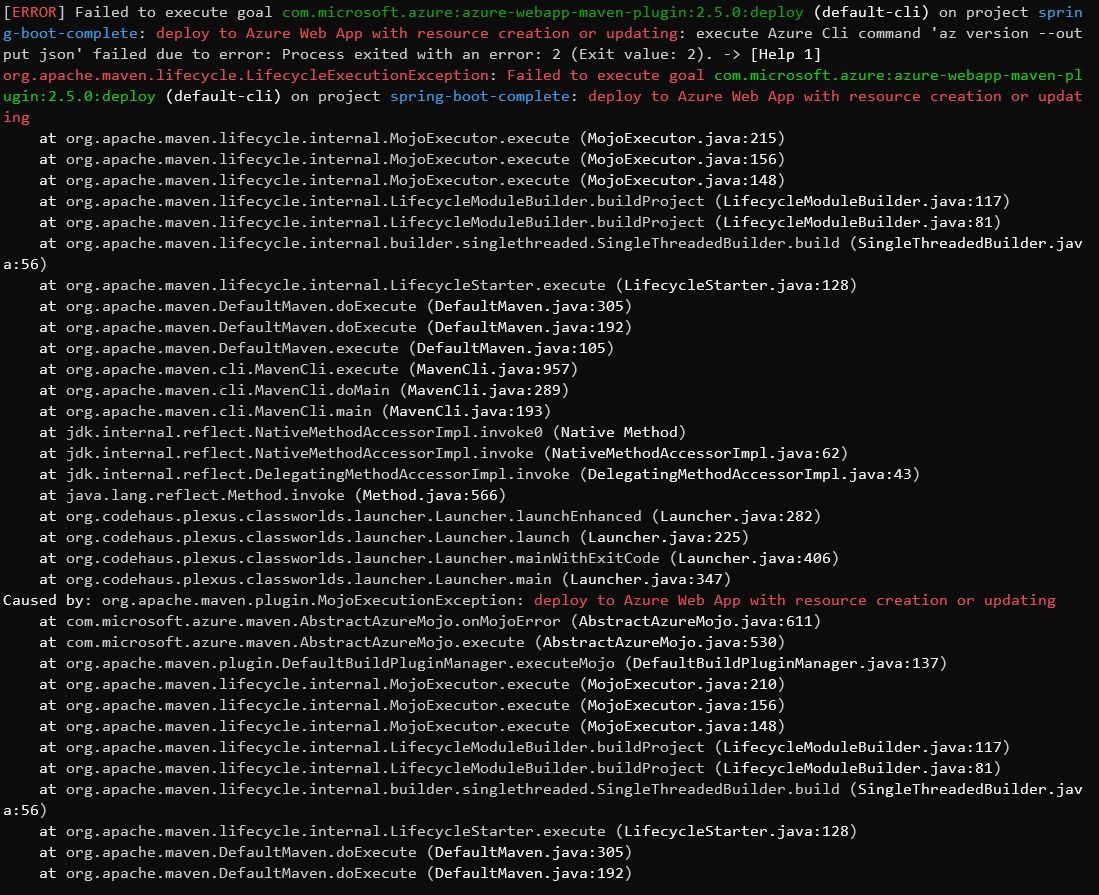 Bug from the Maven plugin · Issue #90728 · MicrosoftDocs/azure-docs · GitHub