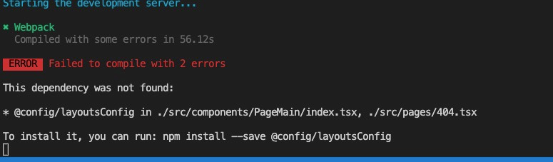 [Bug] alias配置别名后没有生效，报错：This dependency was not found type，没人解决么😭 · Issue #6418 · umijs/umi · GitHub