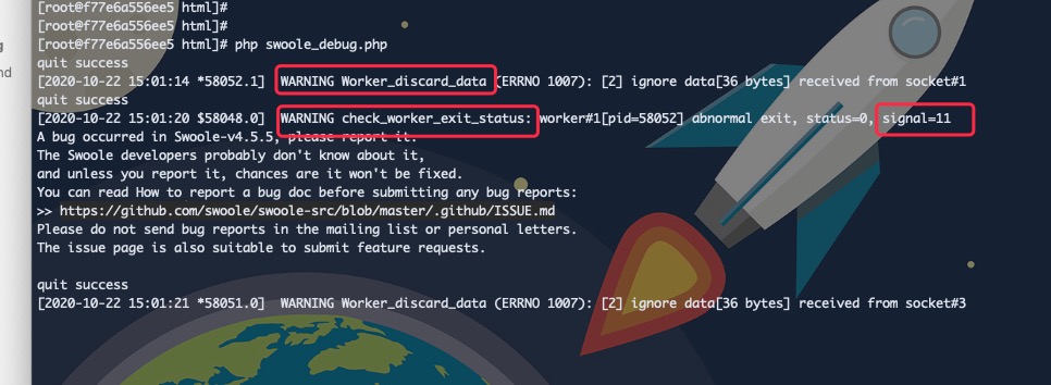 Disconnect中耗时操作导致 Check Worker Exit Status Worker 1 Abnormal Exit · Issue 3761 · Swoole Swoole