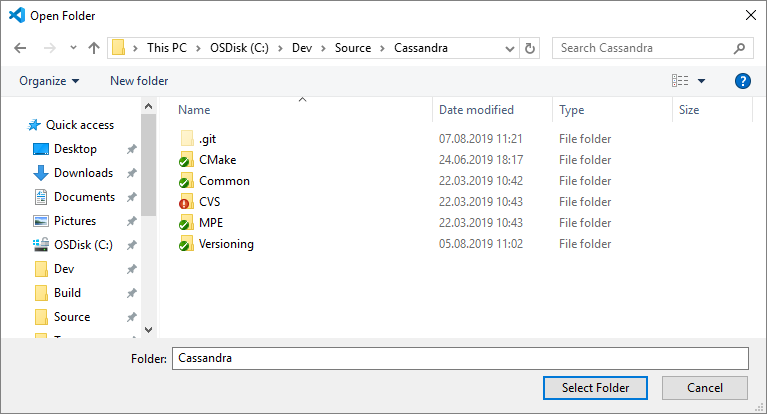 Sub-folder not showing in explorer view when using "Open folder..." · Issue #78618 · microsoft ...