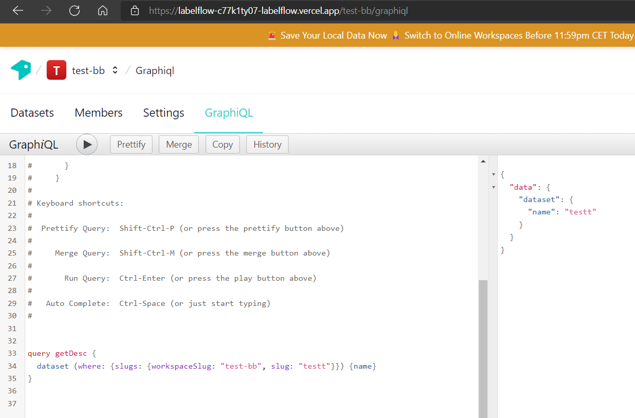 Graphiql Displays An Error On The Delete Service Worker Branch · Issue 884 · Labelflow