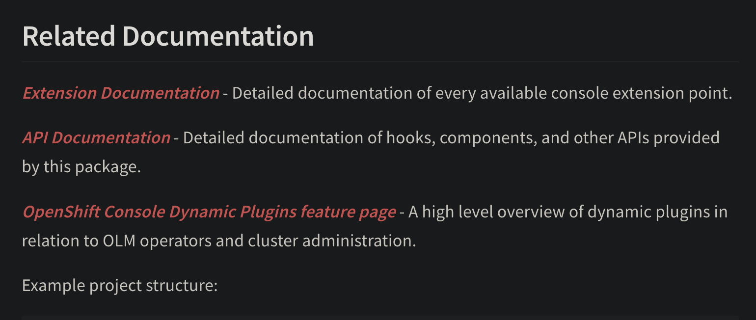 Docs Links Are Broken · Issue 13000 · Openshift Console · Github