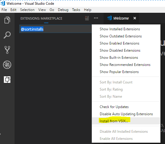 [C++ on windows]It has an error message with "Extension have been ...
