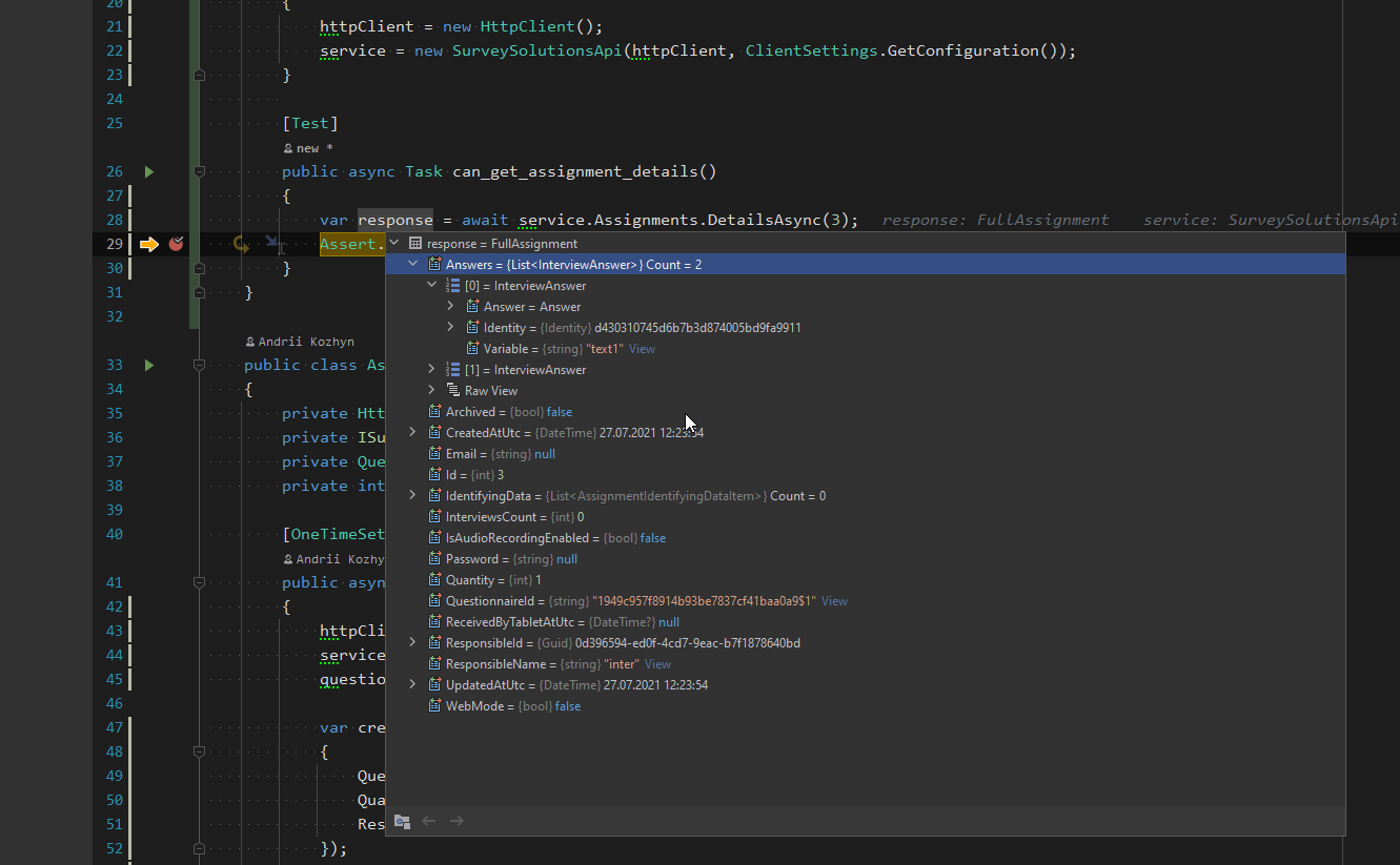 Receiving error on request of Assignment details · Issue #3 · SlyNet ...