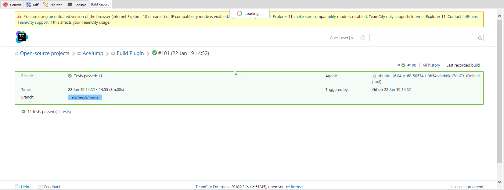 TeamCity Integration : errors when loading report web page · Issue #6217 · gitextensions ...