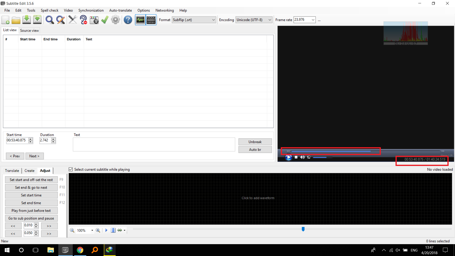 Video time stays after creating New sub · Issue #2910 · SubtitleEdit/subtitleedit · GitHub