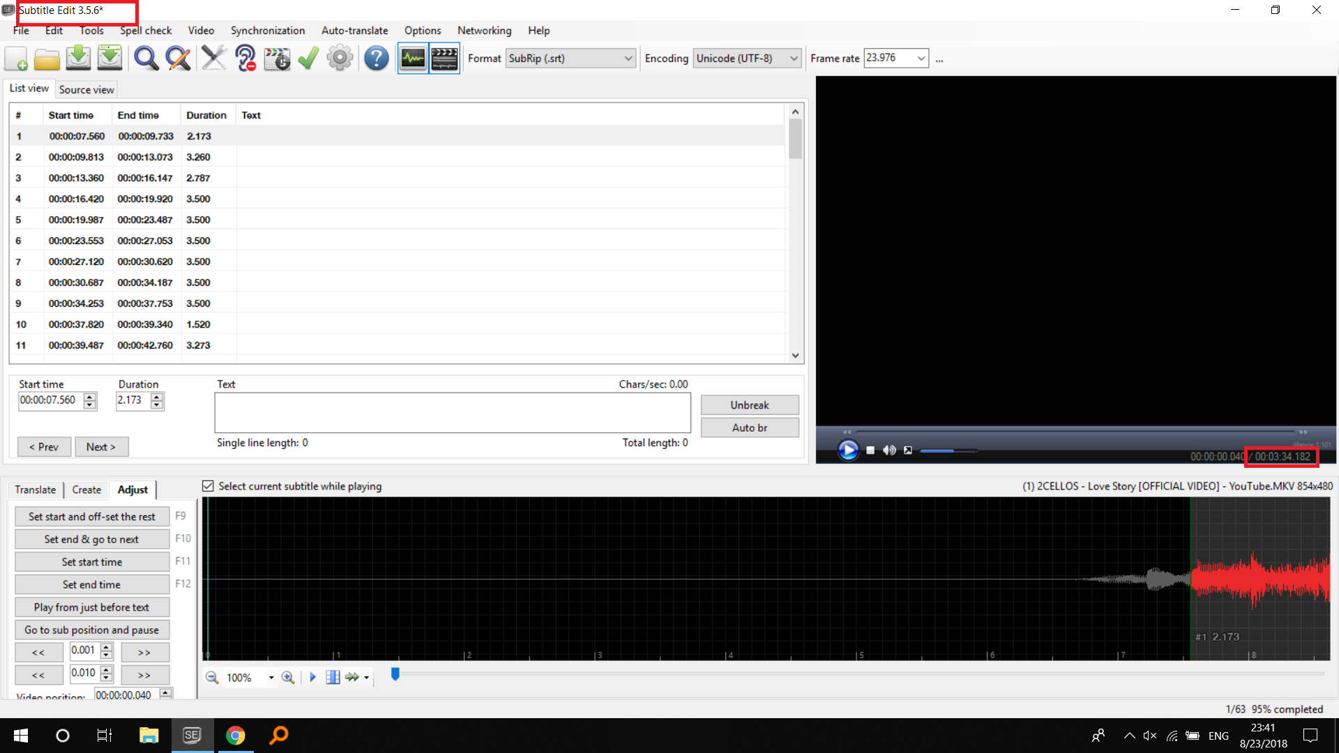 Waveform isn't loaded when dragging file · Issue #3047 · SubtitleEdit ...