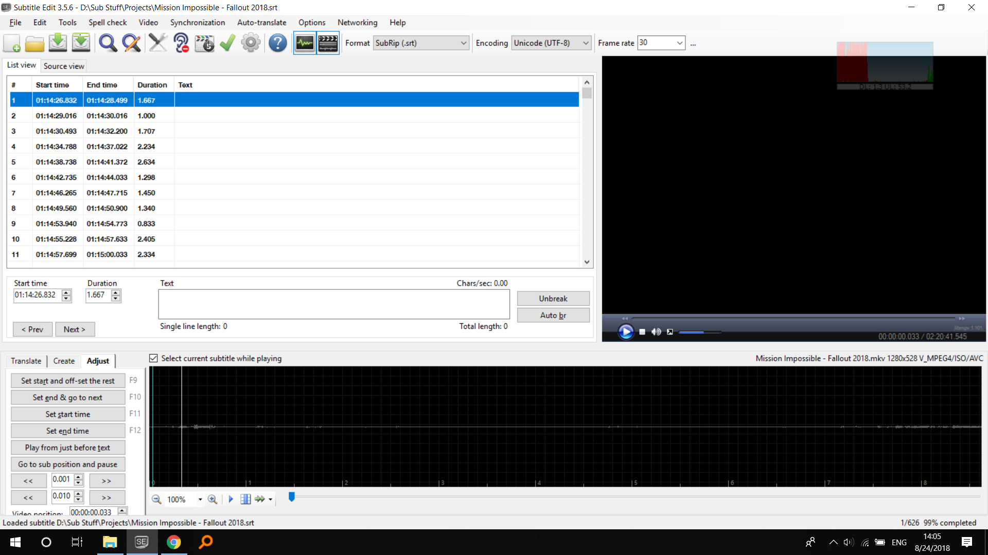 Waveform isn't loaded when dragging file · Issue #3047 · SubtitleEdit/subtitleedit · GitHub