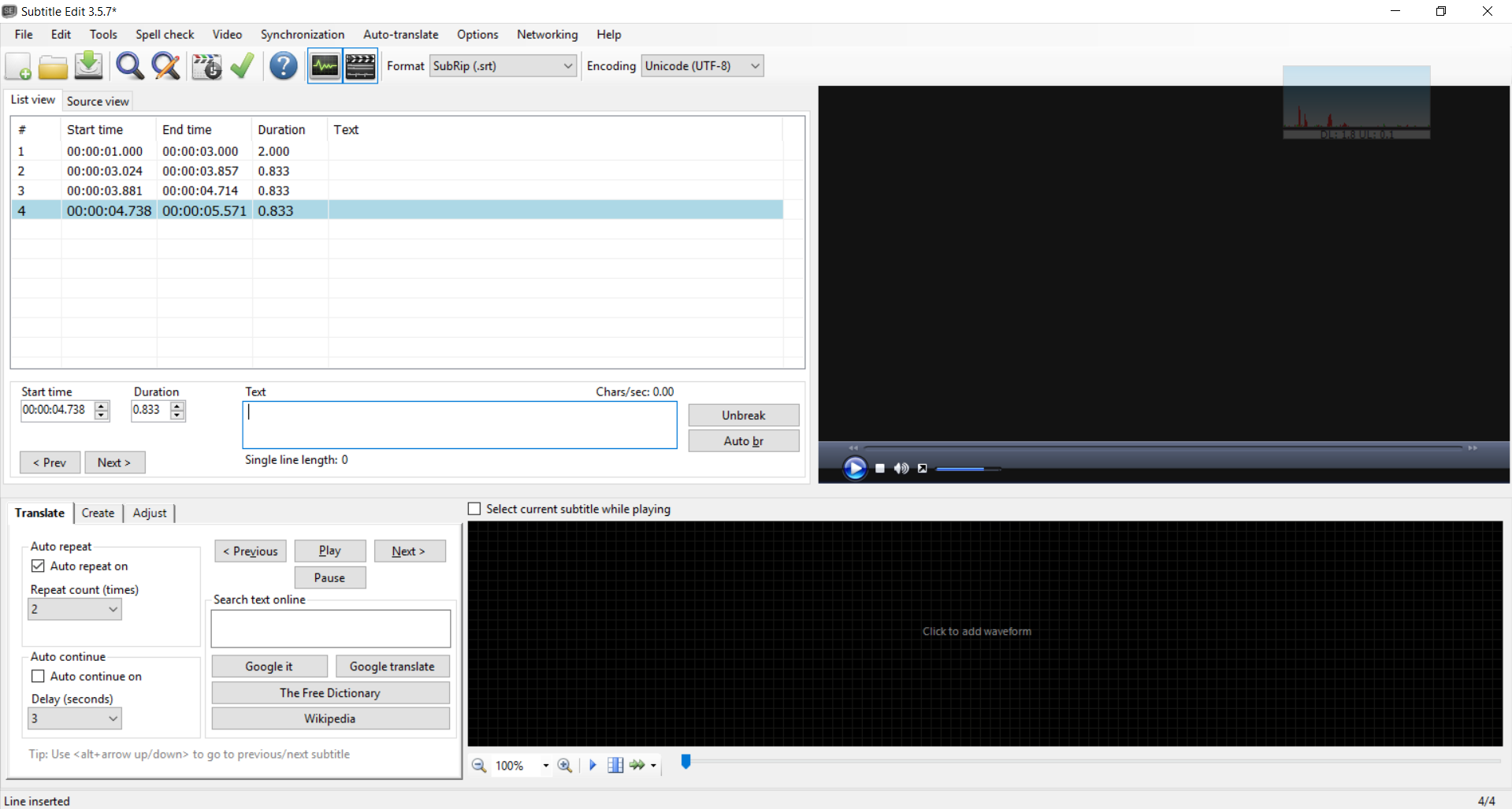 [Bug] First line added in a file doesn't take Subtitle Minimum Display. · Issue #3075 ...