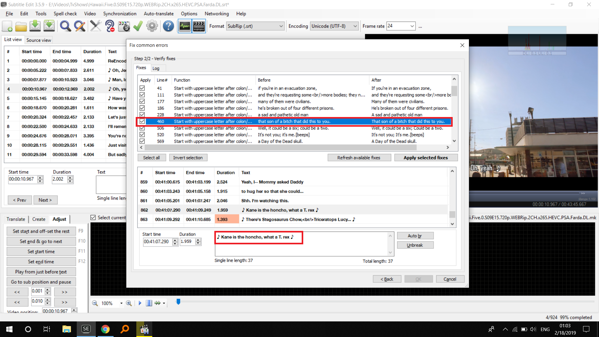 [Bug] Fix common errors list and text box · Issue #3375 · SubtitleEdit/subtitleedit · GitHub