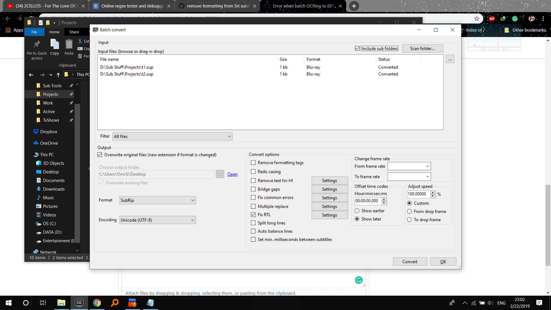 Error when batch OCRing to SRT · Issue #3395 · SubtitleEdit ...