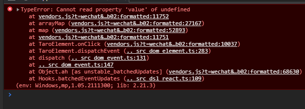 [Bug Report] Picker 组件 onCancel 报错 · Issue #375 · mallfoundry/taroify · GitHub