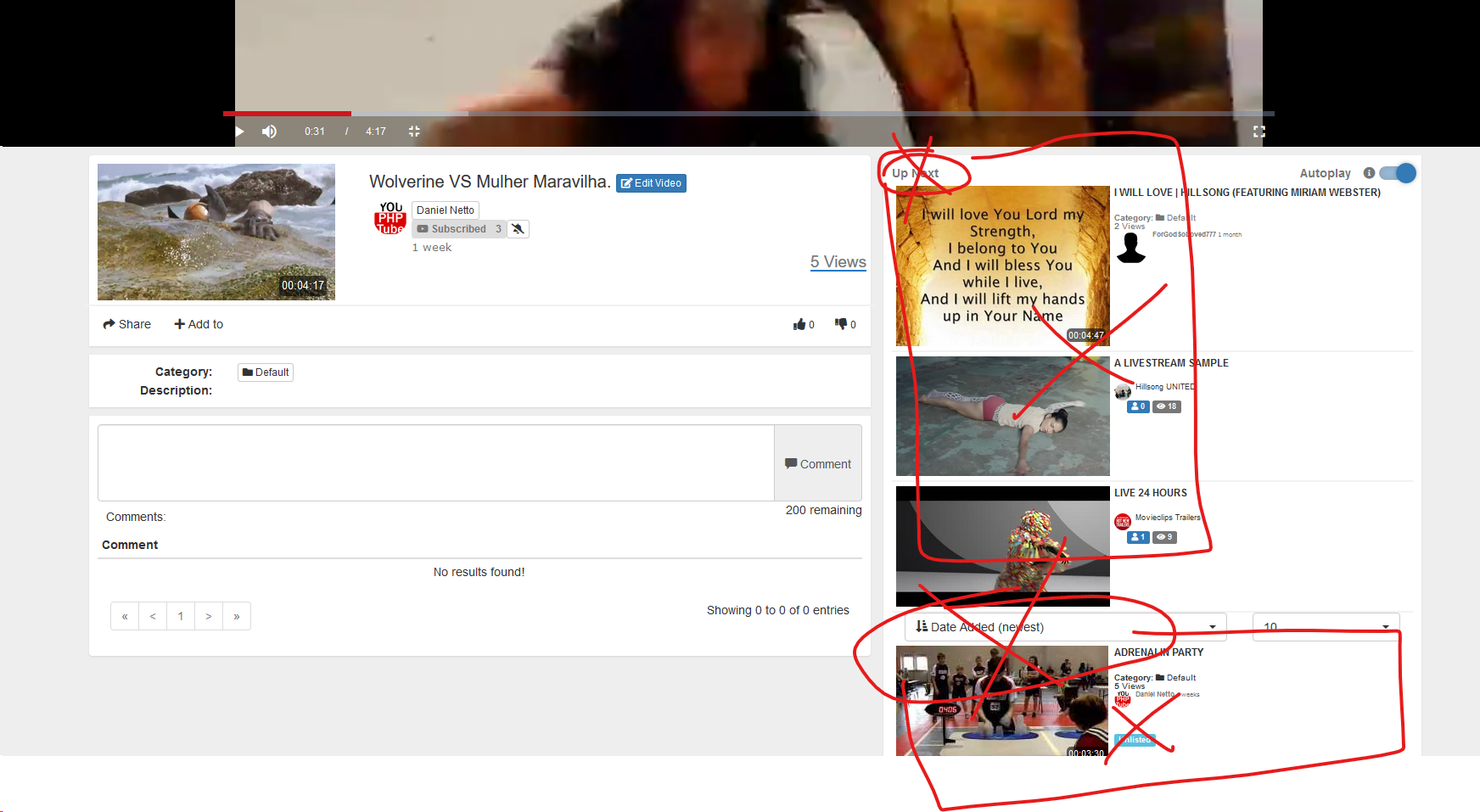 How to disable Up Next panel? · Issue #1565 · WWBN/AVideo · GitHub