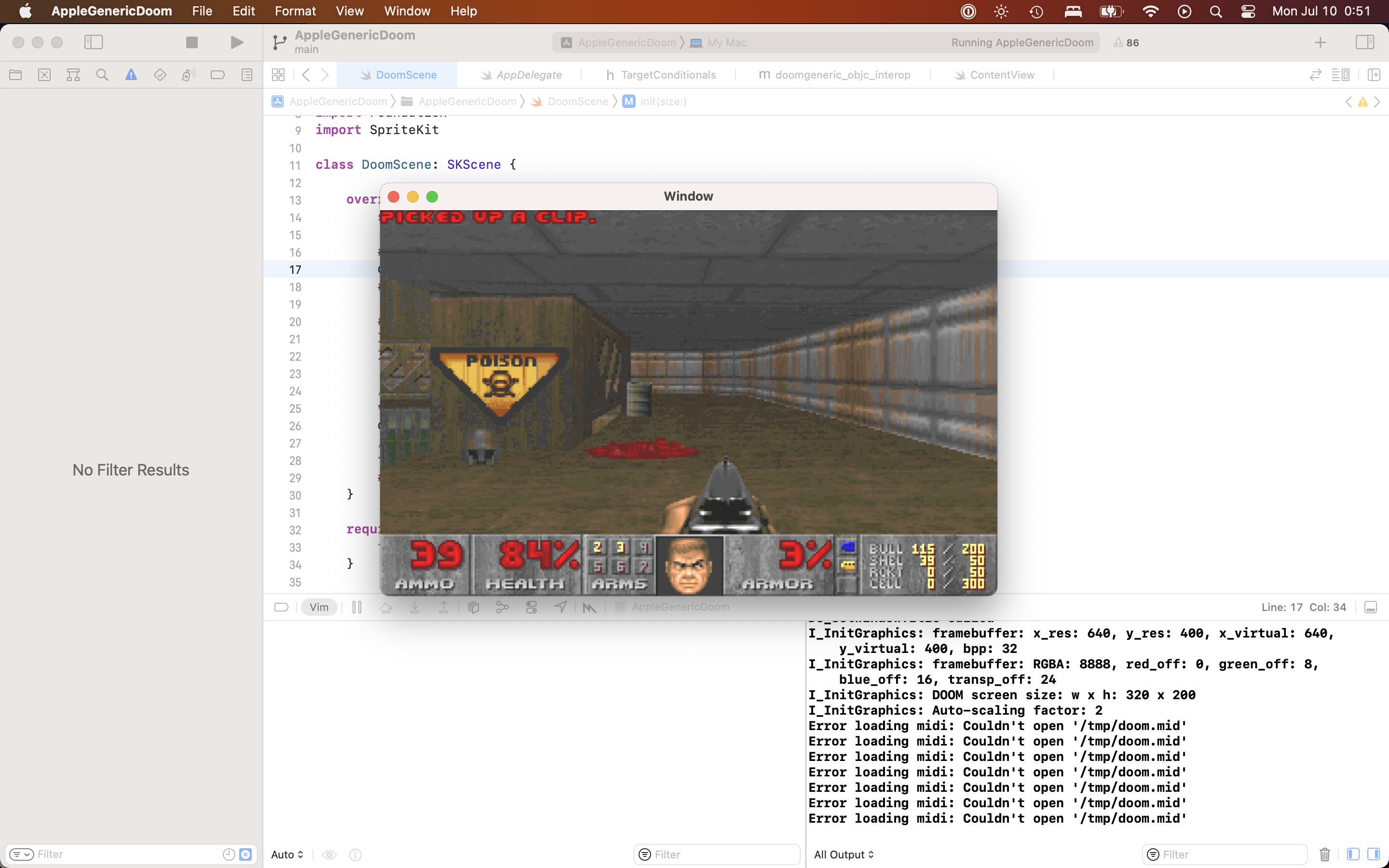 GitHub - twstokes/AppleGenericDoom
