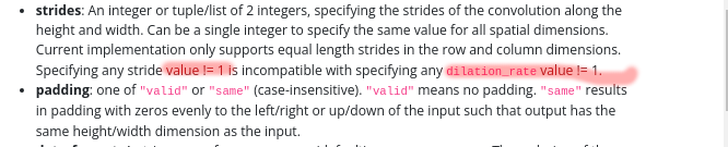 Separable Conv2d Allows Dilation Rate 1 And Strides 1 · Issue 15283 · Keras Team Keras · Github