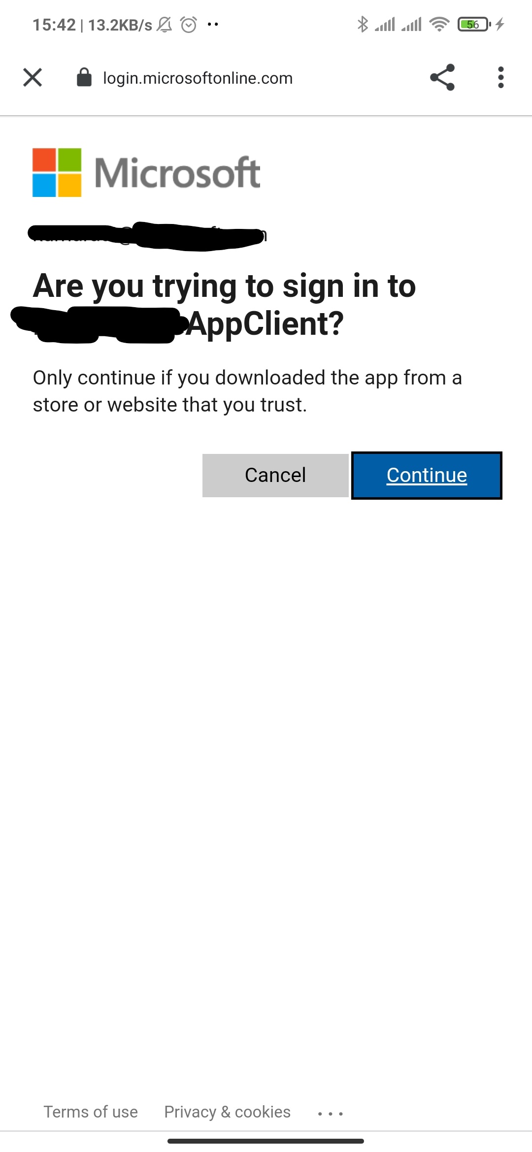 Issue with redirect URIs in Azure auth when using non HTTP URI · Issue ... Issue with redirect URIs in Azure auth when using non HTTP URI · Issue ...