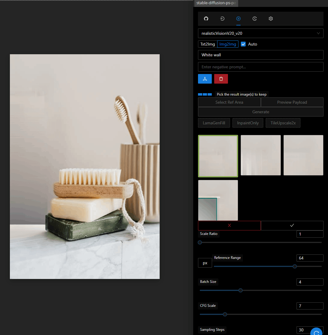 GitHub - huchenlei/stable-diffusion-ps-pea: Use Stable Diffusion in ...