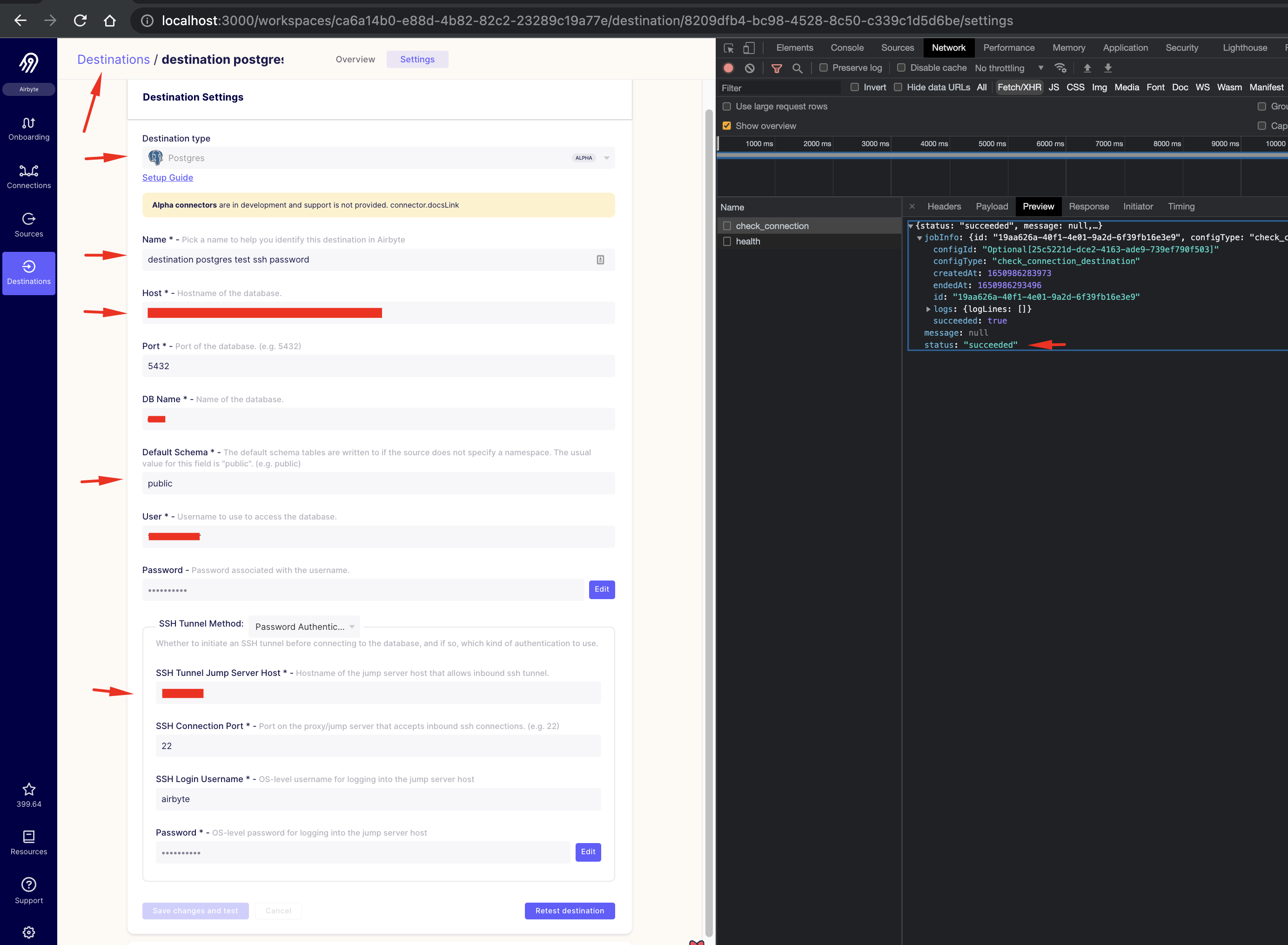 Postgres Unable To Create A Connection Between Source And Destinationwith The Exact Same 0205