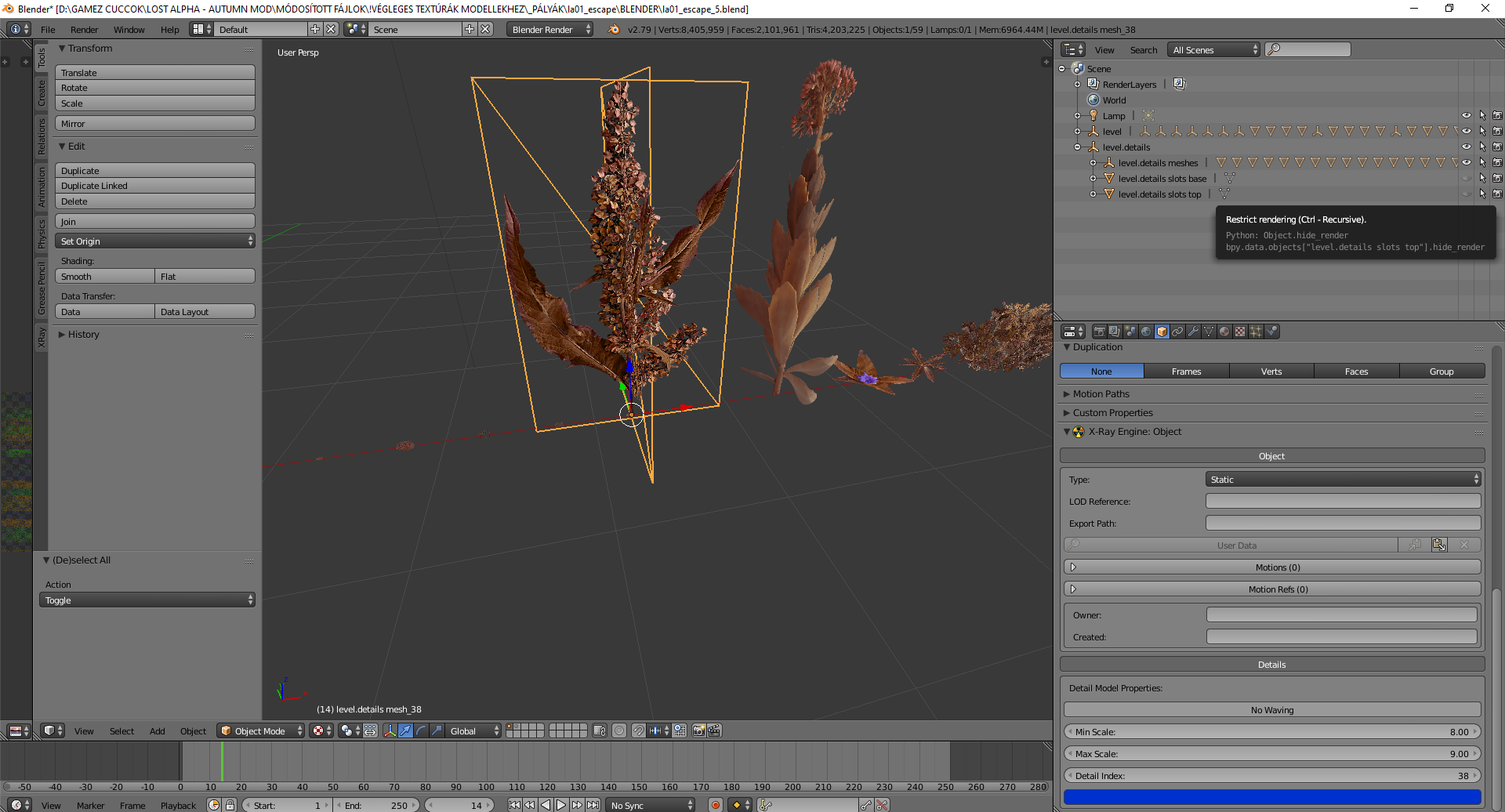 Is build_details file necessary to exist in level folder? · Issue #280 · PavelBlend/blender-xray ...