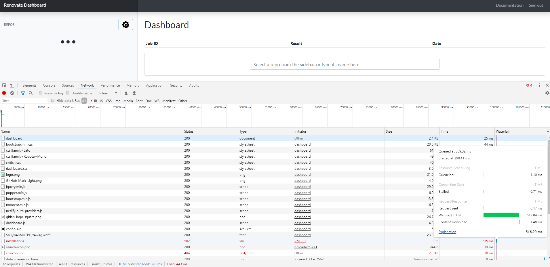 dashboard does not list enabled repos · Issue #6 · renovatebot/app-support · GitHub