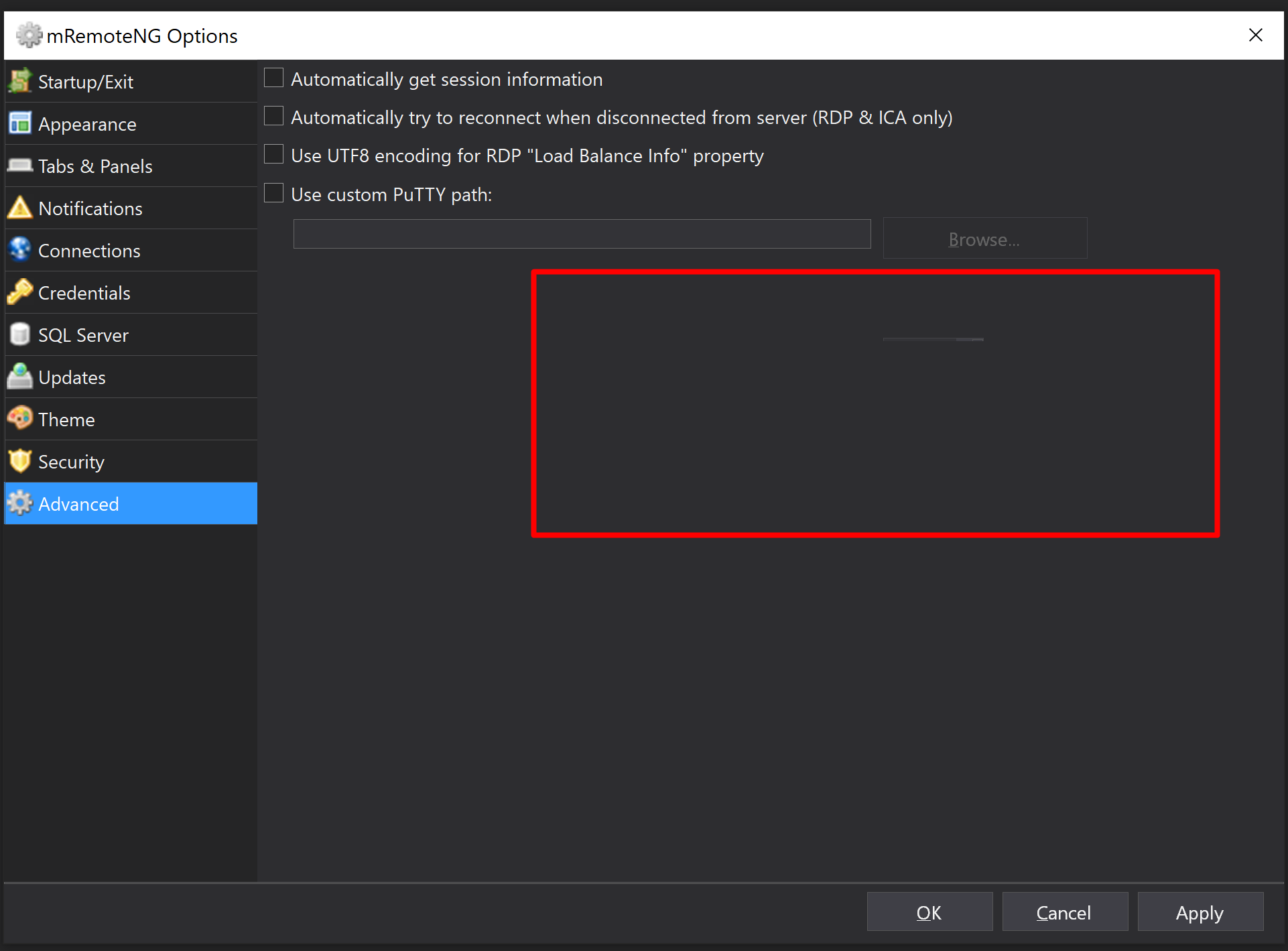Panel selection dialog scaled wrong on 4K · Issue #1357 · mRemoteNG/mRemoteNG · GitHub