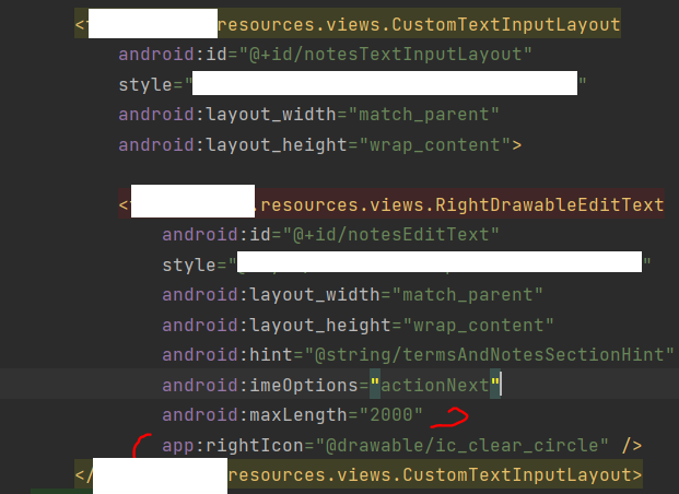 Textinputlayout The Text Disappears After Reaching The Limit Of 1432 Characters While Having